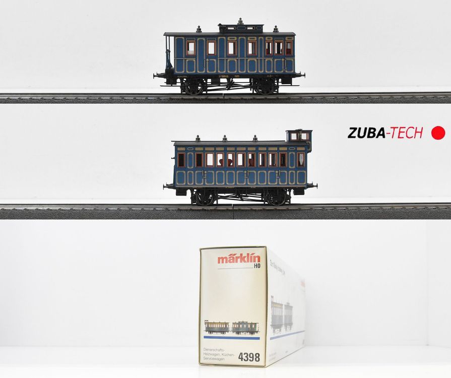 Märklin 4398 2x Wagen König Ludwig Zug H0 WS mit OVP (Gebraucht) in St ...