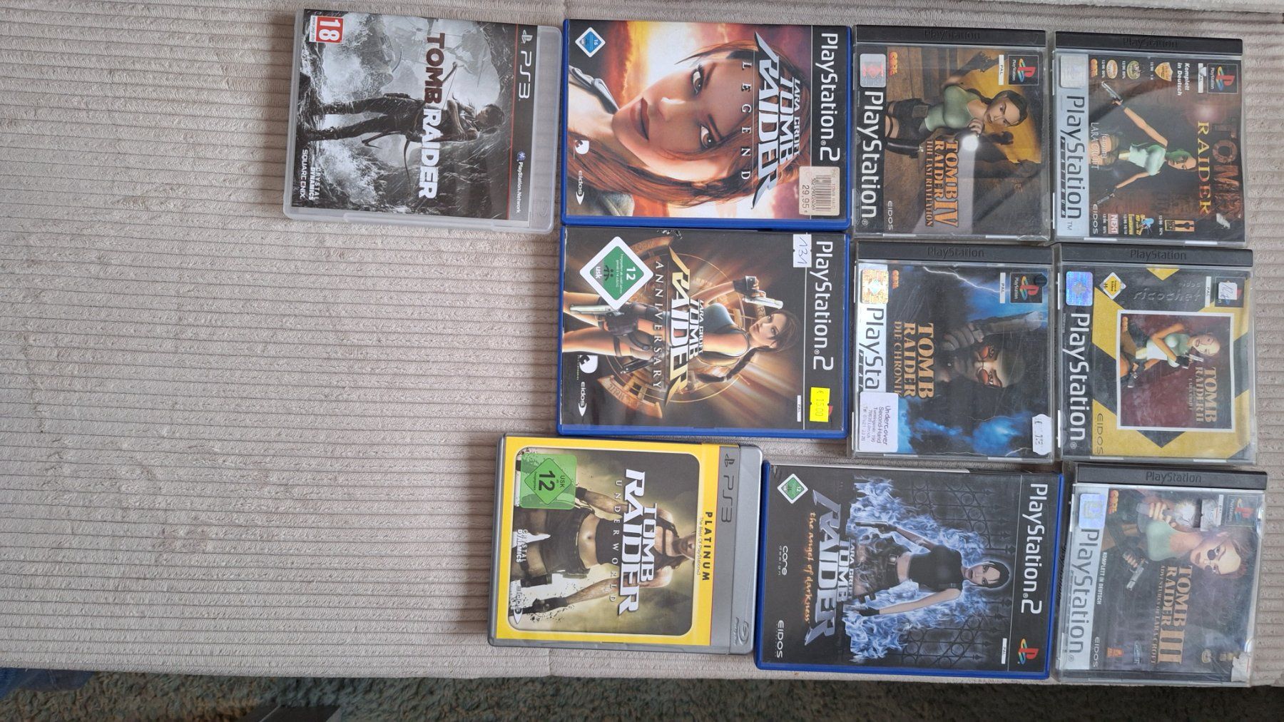 Tomb Raider Sammlung 10 Spiele PS 1 bis 3 (Gebraucht) in Belp für CHF ...