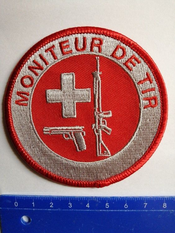 Moniteur de tir, badge textile, diam.8cm (Neu und originalverpackt) in ...