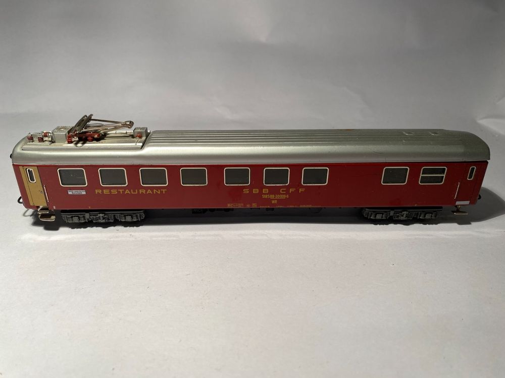 Märklin SBB Restaurant Blech-Personenwagen, AC Achsen | Kaufen auf Ricardo