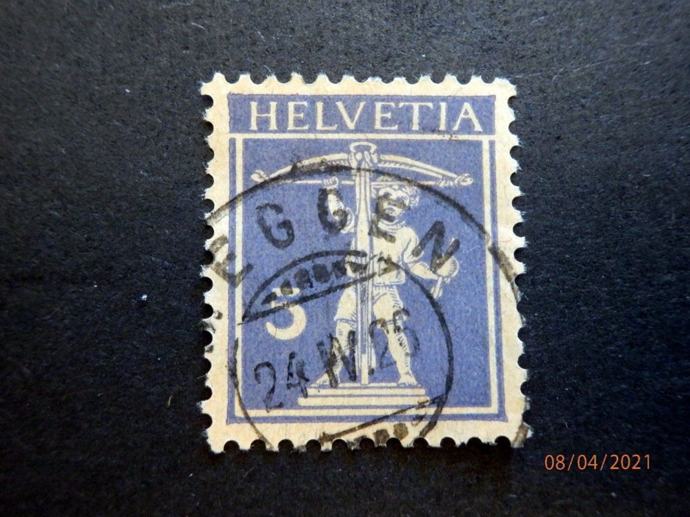 ZNer.157, Vollstempel, Meggen 24. IV. 26 (Gebraucht) in Ueberstorf für CHF 3 – mit Lieferung auf ...