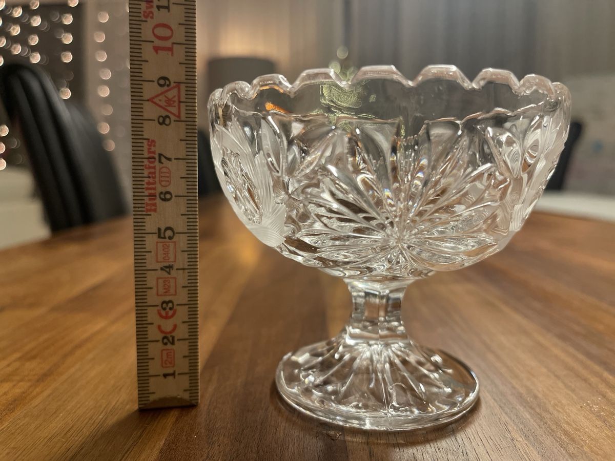 Kristall / Glasschale, Vintage Style,Top (Gebraucht) in Adliswil für ...