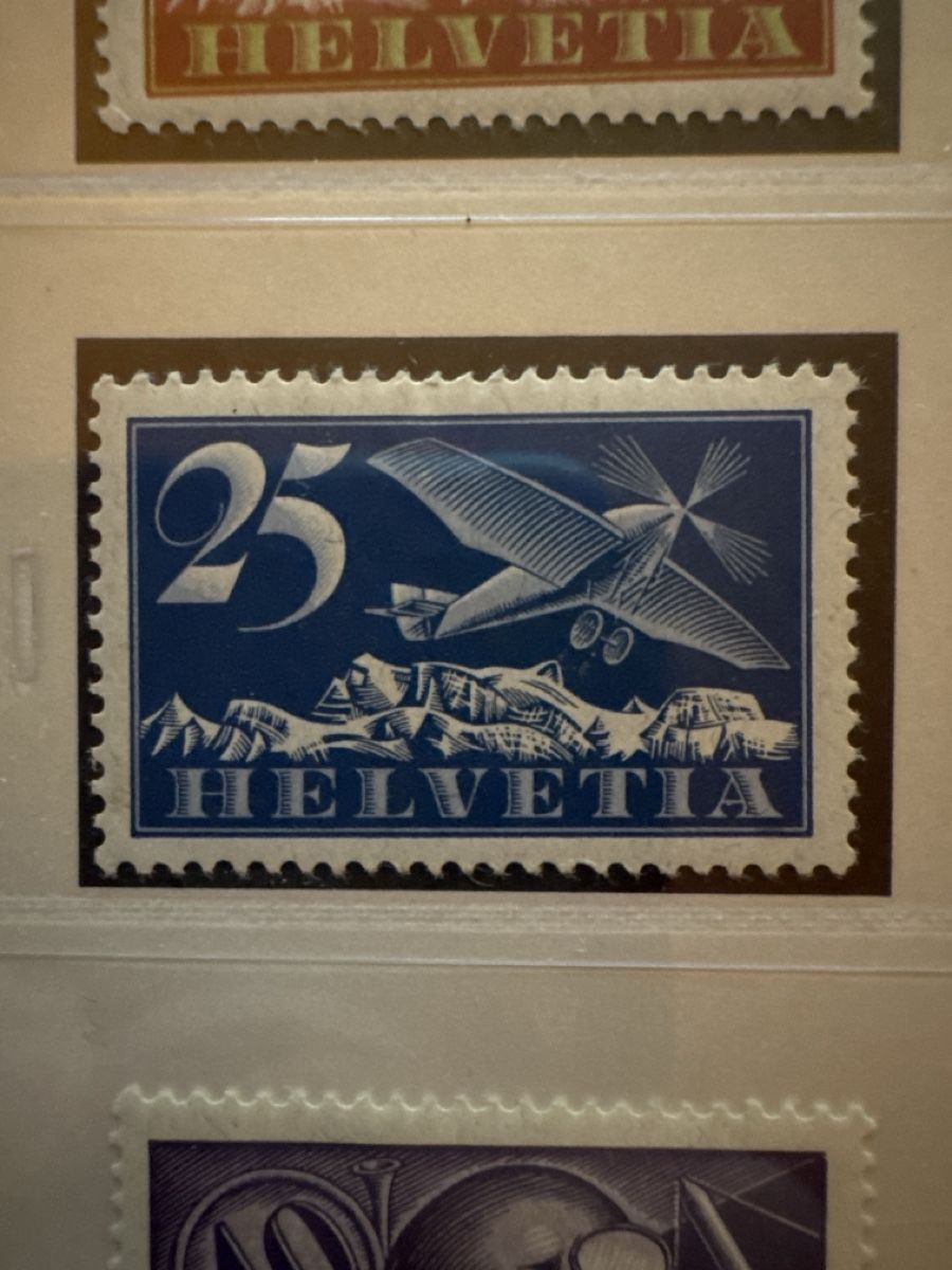 Timbre Suisse rare - Avions et Helvetia - Offre spéciale! (D'occasion ...