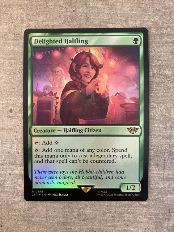 Foil Delighted Halfling The Lord of the Rings NM | Kaufen auf Ricardo