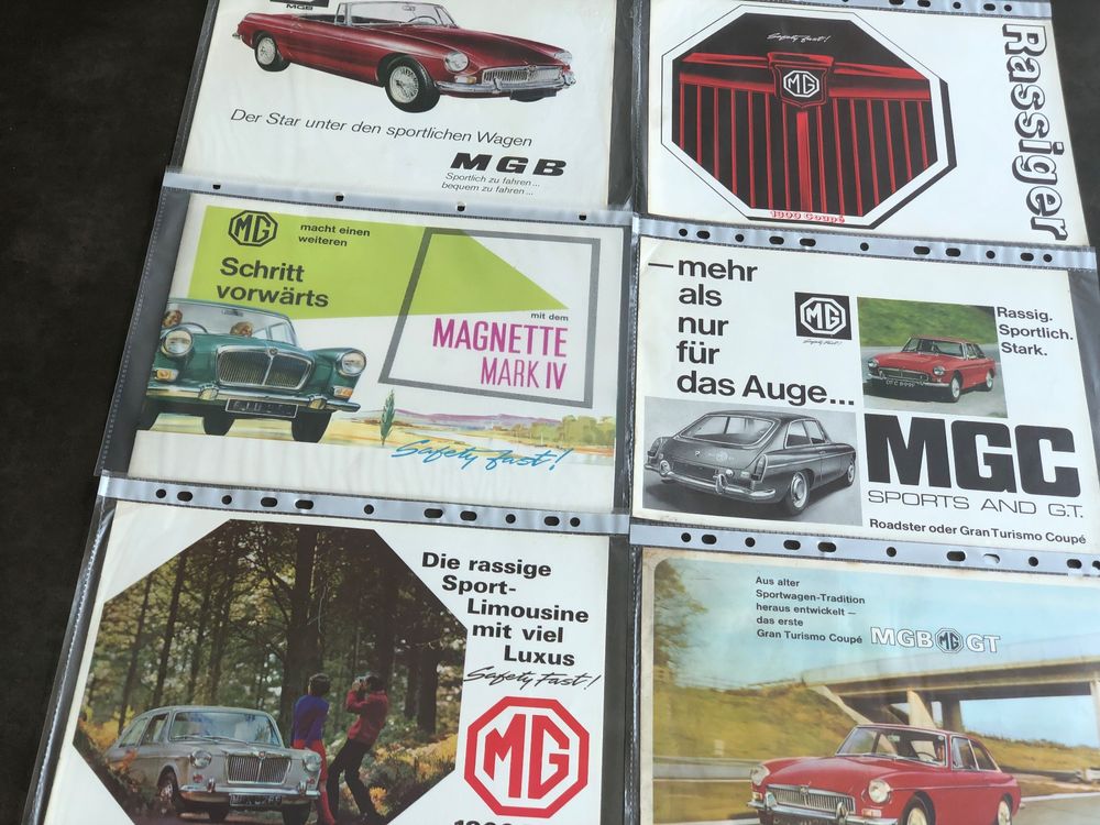 MG Oldtimer Prospekte (Gebraucht) in Weesen für CHF 45 – mit Lieferung ...