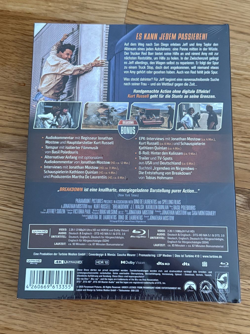 Breakdown 2-Disc Mediabook Cover A 4K OVP (Neu und originalverpackt) in ...