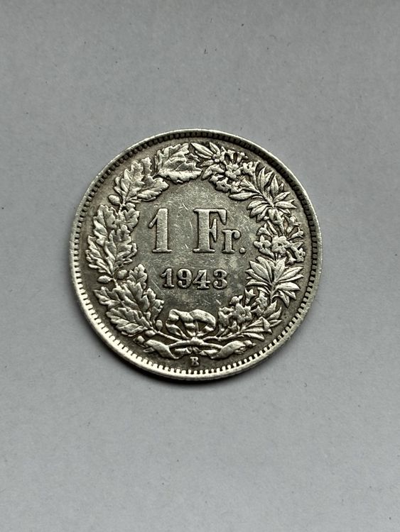 1 Franken Münze von 1943 (Gebraucht) in Moosseedorf für CHF 2.1 – mit Lieferung auf Ricardo kaufen