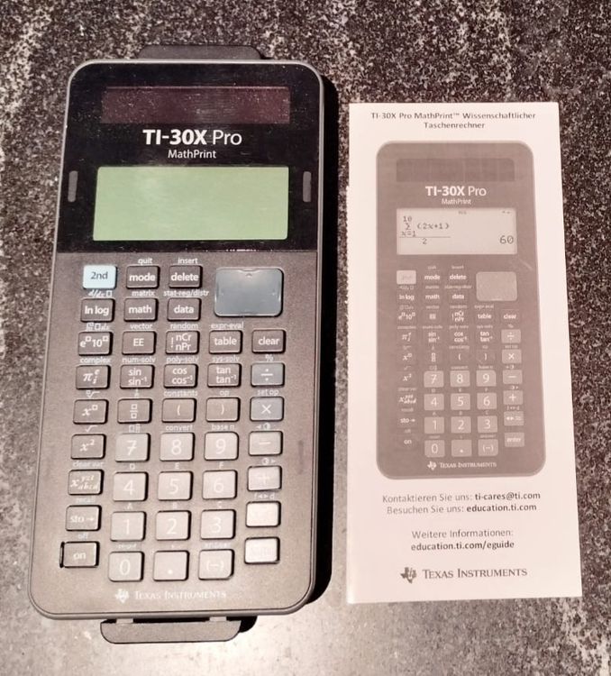 Taschenrechner TI-30X Pro (Gebraucht) in Uetendorf für CHF 0.5 – nur ...