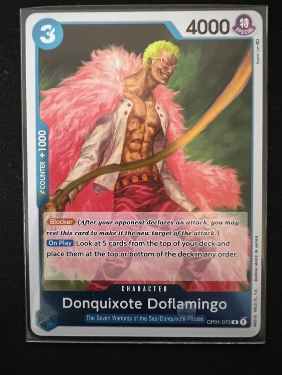One Piece Donquixote Doflamingo Holo | Kaufen auf Ricardo
