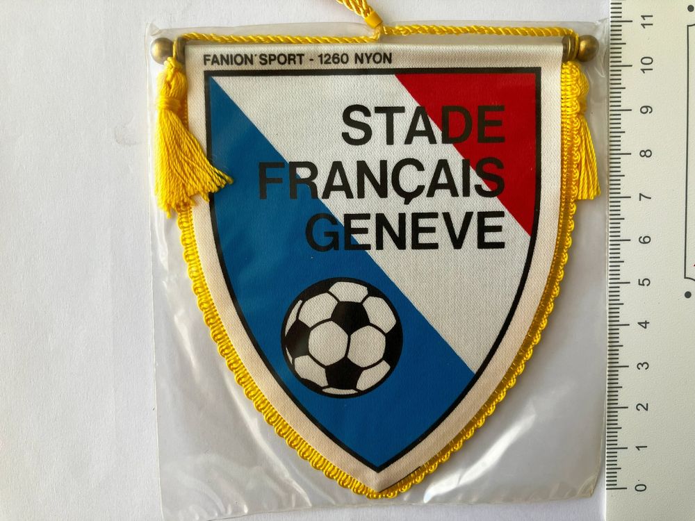 Vintage Fanion/Wimpel STADE FRANÇAIS GENÈVE (Neuf avec emballage d ...