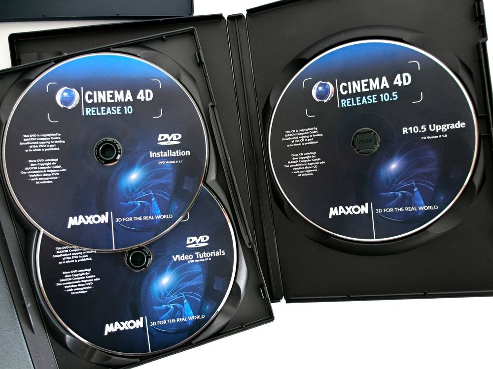 Maxon Cinema 4D R10.5 Grafiksoftware mit 2 zusätzl. Modulen | Kaufen ...