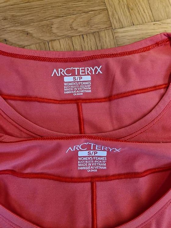 2x Arc'teryx Motus Crew SS Damen T-Shirt Rot (Gebraucht) in Biel/Bienne ...