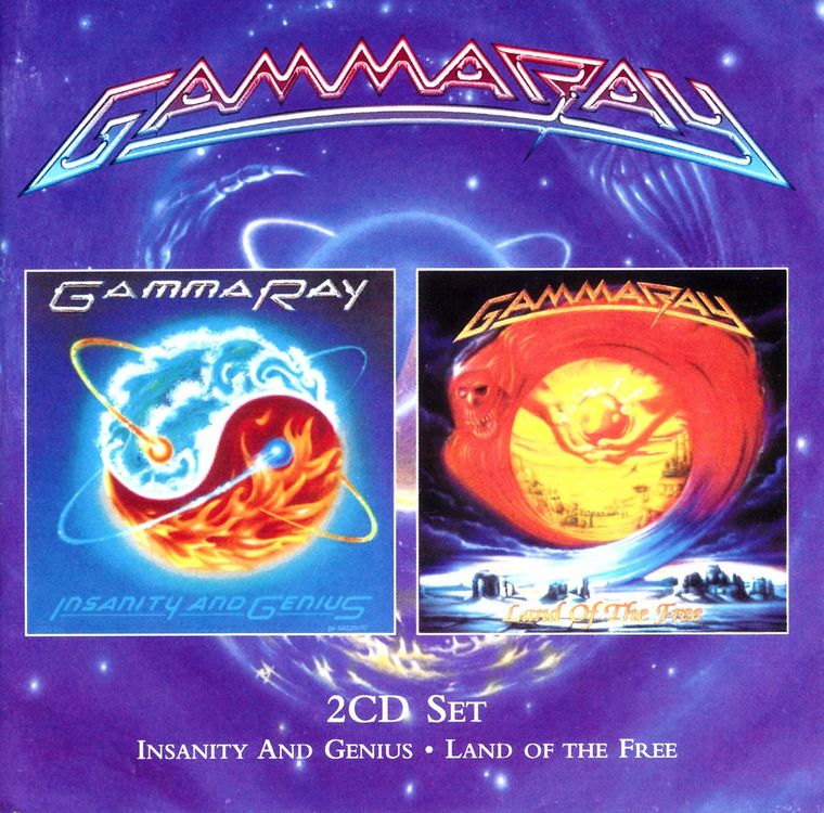 GAMMA RAY - INSANITY AND GENIUS + LAND OF THE FREE (2 CD) | Kaufen auf ...
