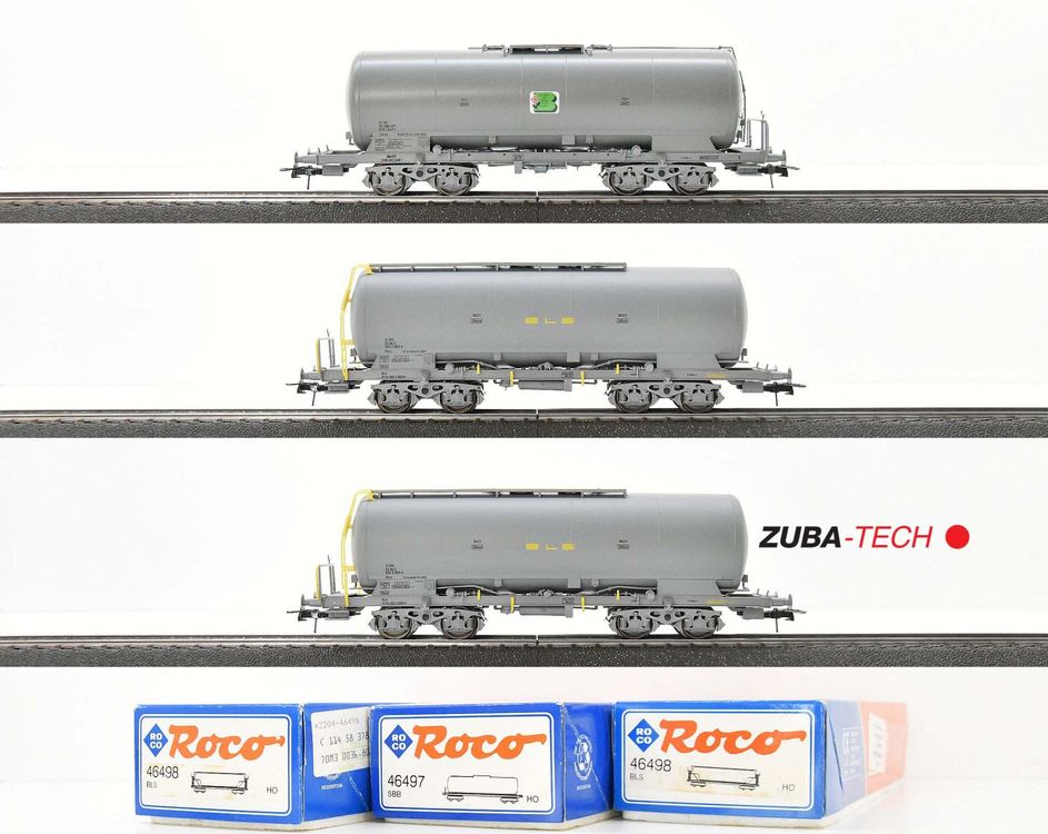 Roco 3x Zementwagen der SBB/BLS H0 GS mit OVP (Gebraucht) in St. Gallen für CHF 86 – mit ...