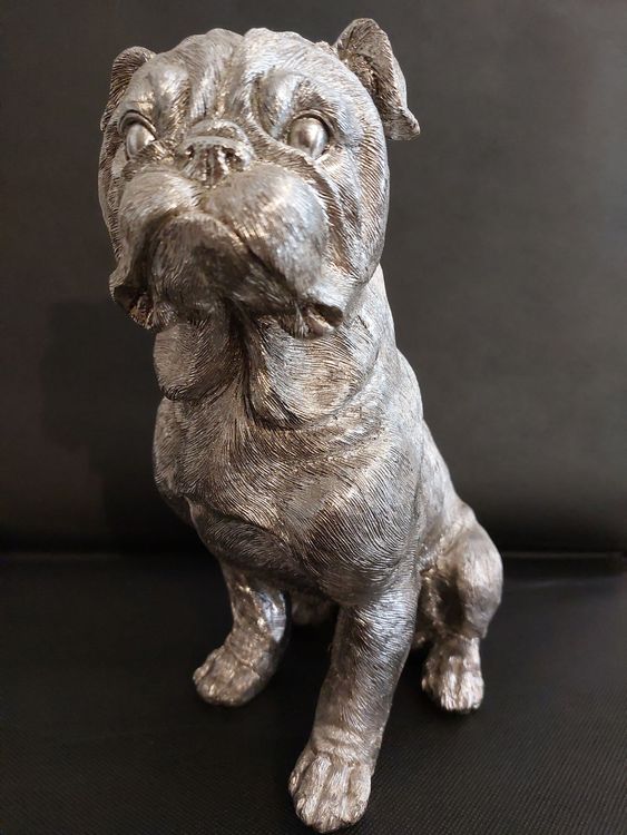 Skulptur Franzosische Bulldogge