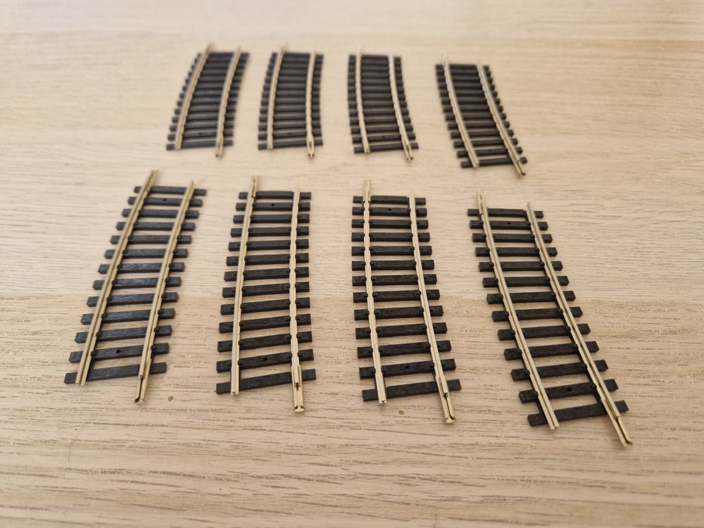 Roco 8 x 4433 gebogenes gleis H0 | Kaufen auf Ricardo