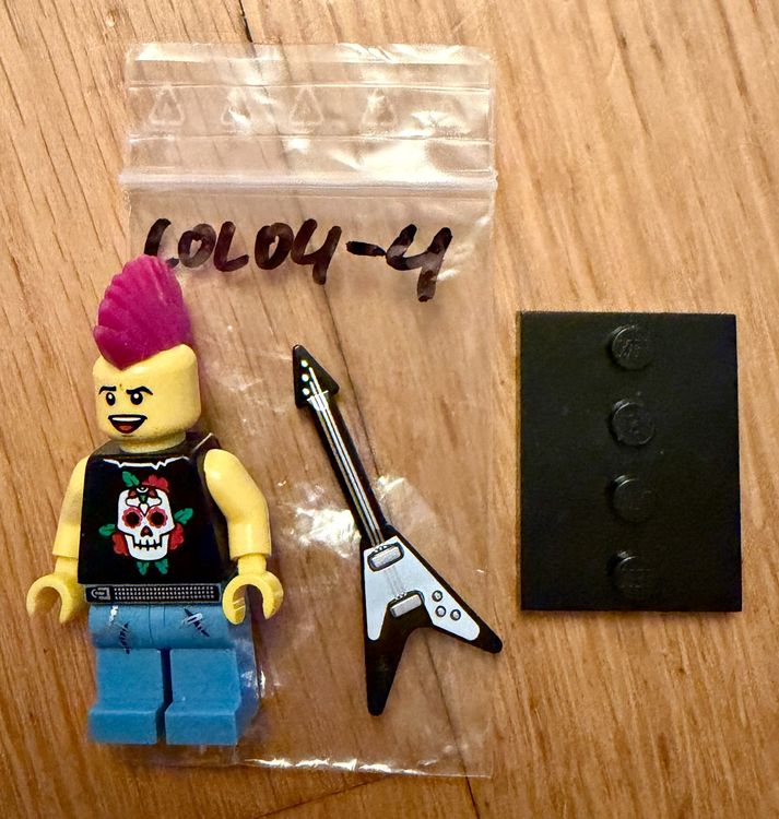 Lego Minifigure Series 4 - Punk Rocker (Neu (gemäss Beschreibung)) in ...