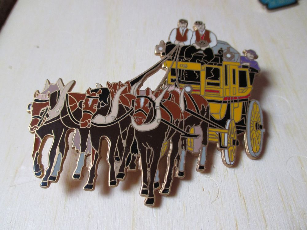 Kutsche Postkutsche Post Gotthard Pin 6.5 cm lang | Kaufen auf Ricardo