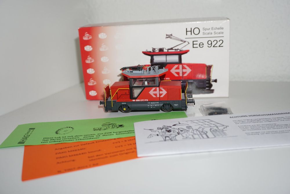 HAG Classic 010 015-22 - SBB Ee 922 Papamobil digital H0/DC (Gebraucht ...