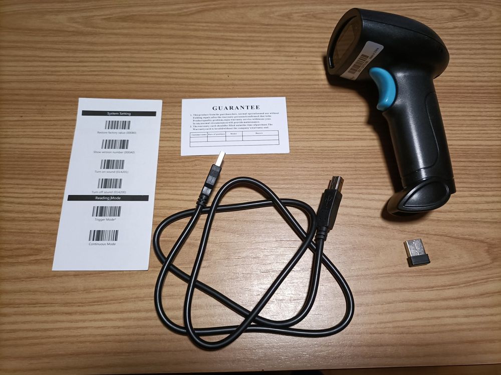Neuwertiger Barcode Scanner mit USB-Stick-Sender (Gebraucht) in ...