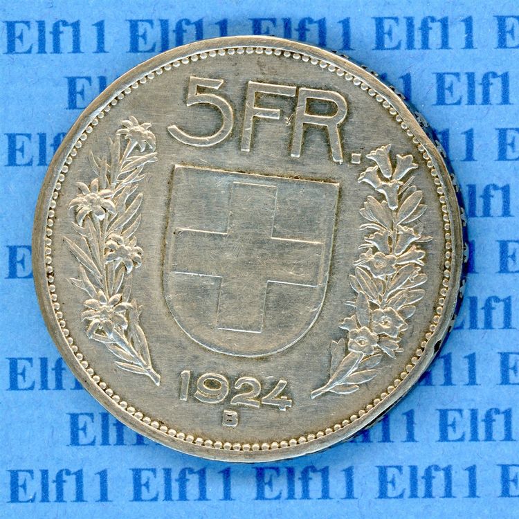 CHF___5.00 1924 ss-vz 5 Franken | Kaufen auf Ricardo