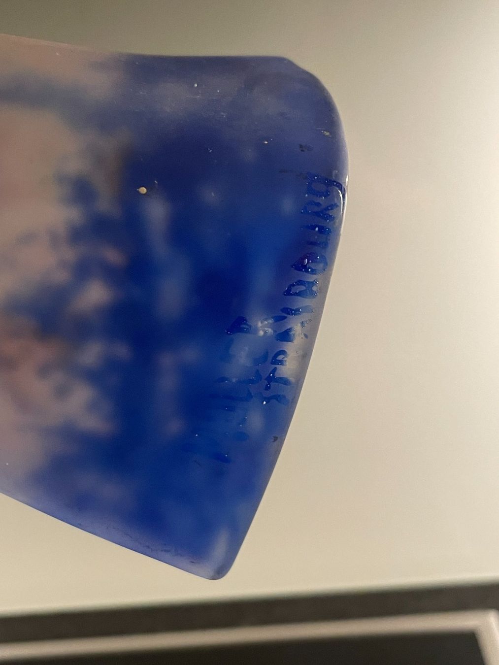 Lampe Eisen/Glas Muller Frères Frankreich 20er Jahre (Gebraucht) in ...