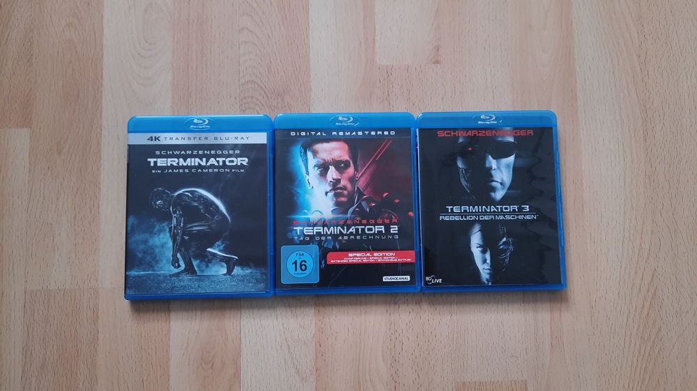 Terminator 1 - 3 Blu-Ray Kollektion | Kaufen auf Ricardo