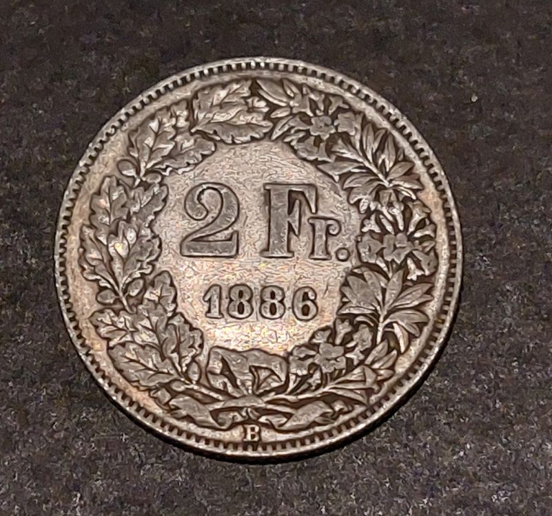 2 Franken1886 (Gebraucht) in Hünibach für CHF 6 – mit Lieferung auf Ricardo kaufen