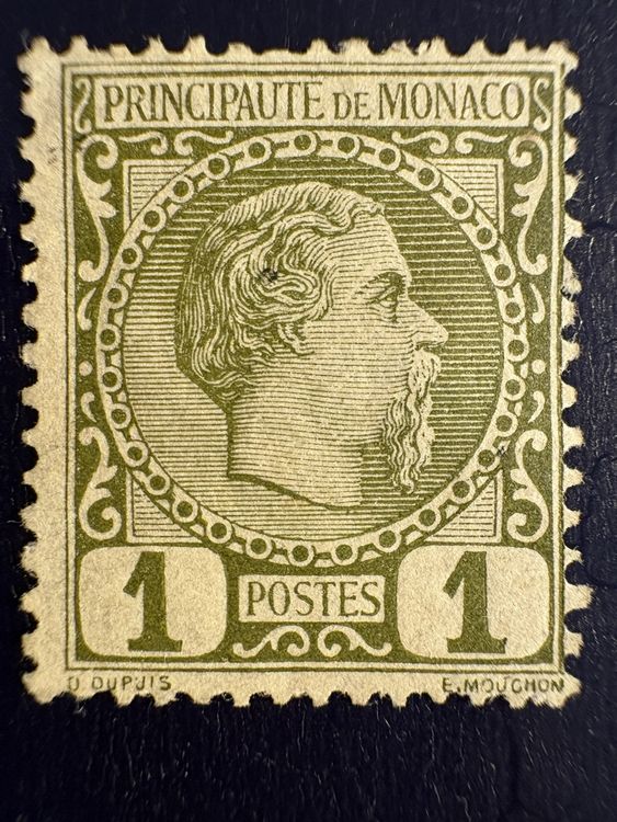 Charles III - Monaco - 1885 - 1ct olive (Neuf (Voir description)) à ...