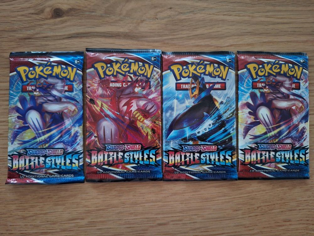 Pokemon Battle Styles Booster Packs EN 4x | Kaufen auf Ricardo