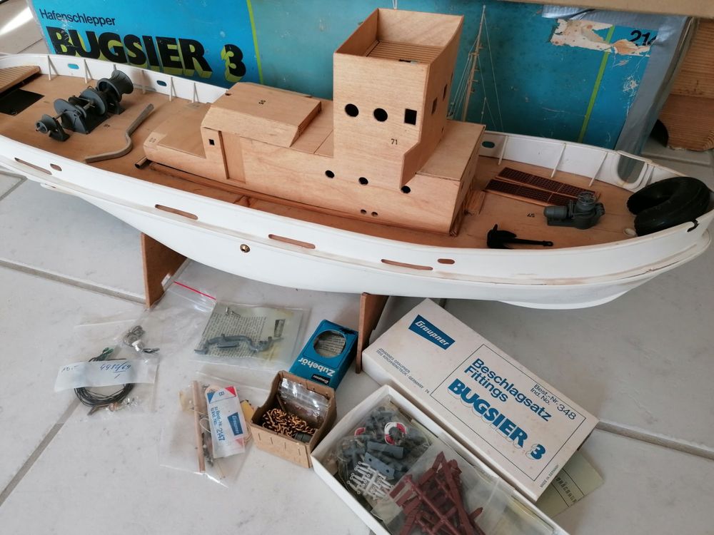 Bugsier RC Hafenschlepper Graupner im Rohbau (Gebraucht) in Chabrey für CHF 185 – mit Lieferung ...