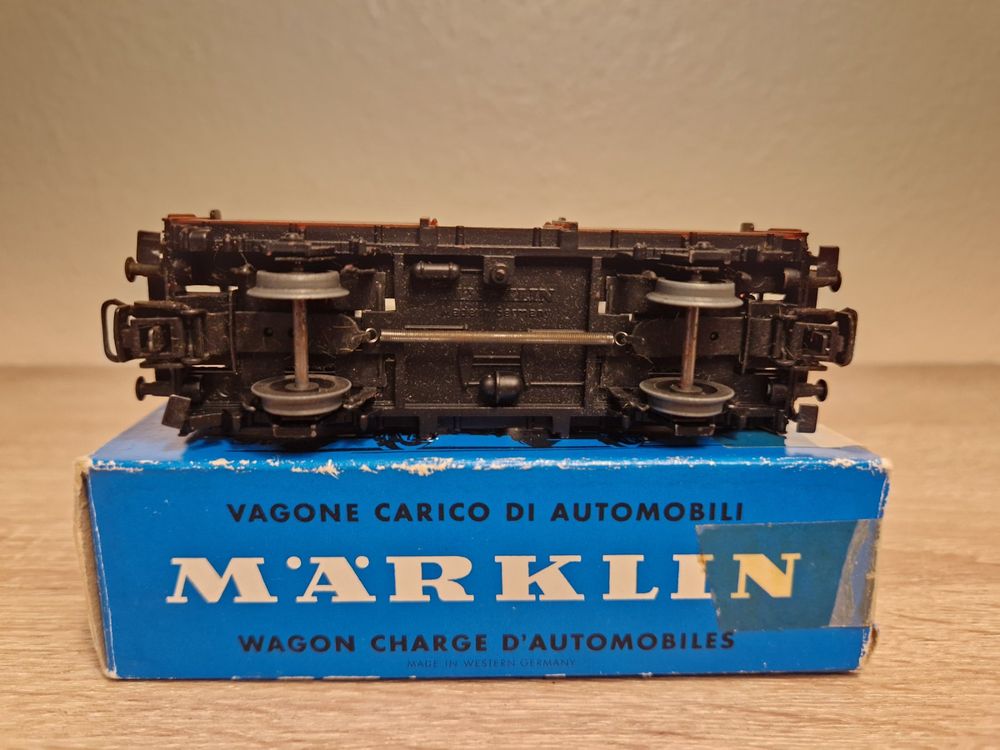 Märklin 4613 Autotransportwagen DB H0 (D'occasion) à St-Aubin-Sauges ...