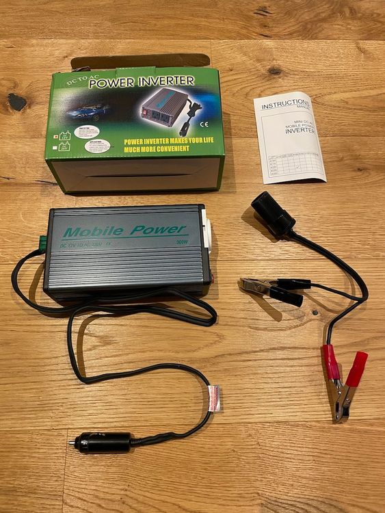 Maxxtro Mobile Power DC/AC 12V/220V Konverter 300W | Kaufen auf Ricardo