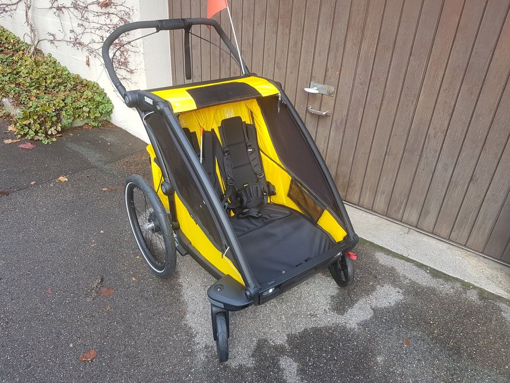 Thule Chariot Sport2 Fahrradanhänger spectra yellow | Kaufen auf Ricardo