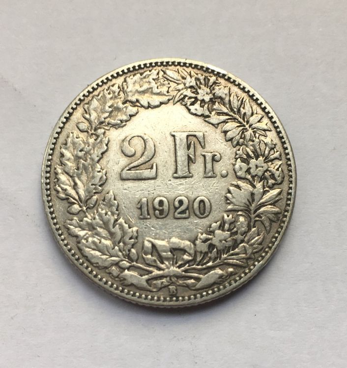1920 2 Franken ab Fr. 1.- (Gebraucht) in Kirchberg SG für CHF 4.1 – mit Lieferung auf Ricardo kaufen