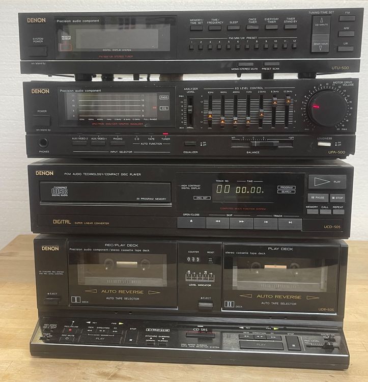 Denon Komponenten-System UTU–500, UPA-500, UCD-505, UDR 505 | Kaufen ...
