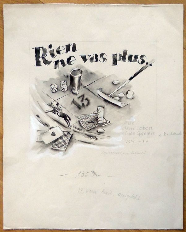 Hugo Laubi (1888-1959) Illustrator, Grafiker - Zeichnung (Gebraucht) in ...