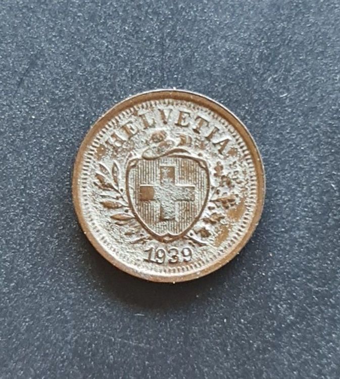 1939 Rappen Centime Selten (Gebraucht) in Meyrin für CHF 25 – mit Lieferung auf Ricardo kaufen