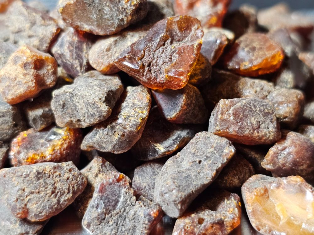 25 gr Rohbernstein lot baltisch roh Bernstein natur rot (Neu (gemäss ...