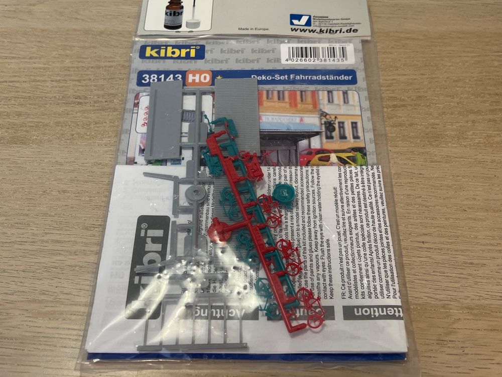 Kibri 38143 Deko-Set Fahrradständer H0 OVP NEU | Kaufen auf Ricardo