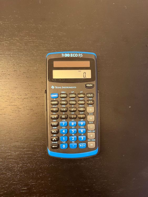 Texas Instruments Schulrechner TI-30 ECO RS, einzeilig (Gebraucht) in Köniz für CHF 7 – mit ...