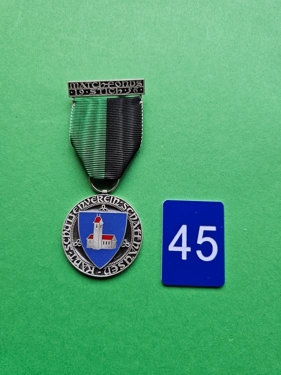 SCHAFFHAUSEN MATCH SCHIESSEN KRANZABZEICHEN MEDAILLEN MÜNZEN | Kaufen auf Ricardo