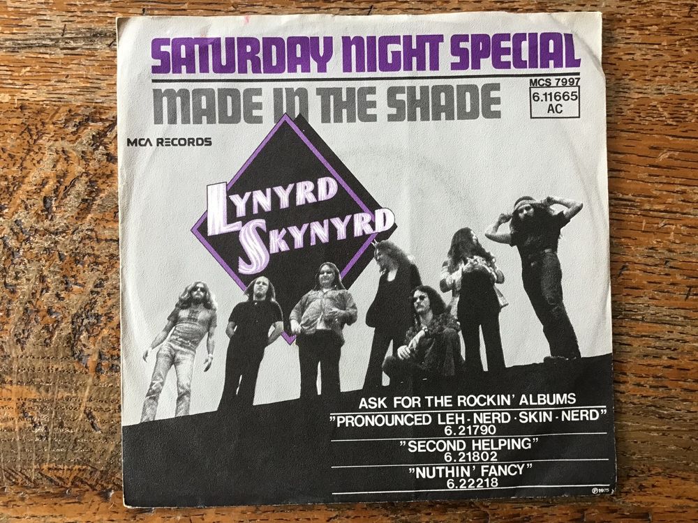 German prog rock 7’’ SP Lynyrd Skynyrd (Gebraucht) in Fully für CHF 20 ...