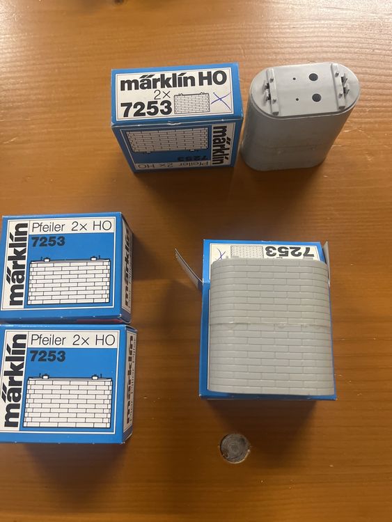 4x Märklin HO 7253 Brückenpfeiler gebraucht | Kaufen auf Ricardo