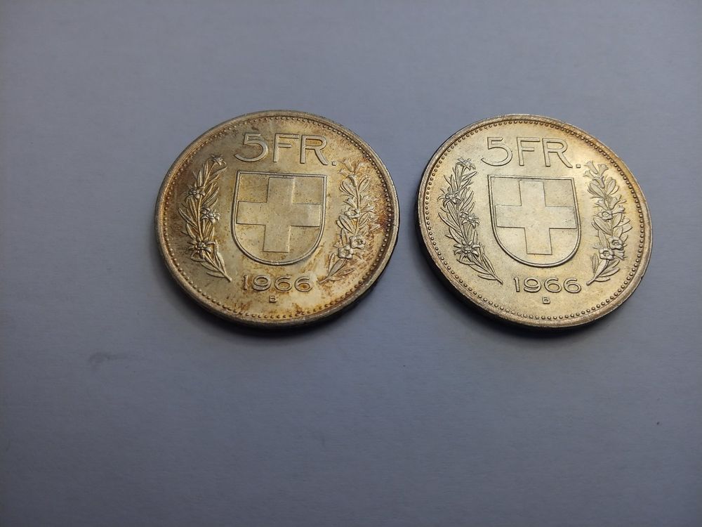 Fünfliber 1966 Silber | Kaufen auf Ricardo