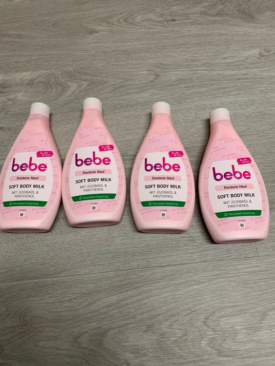 4x bebe soft body milk à je 400 ml (Neu und originalverpackt) in ...