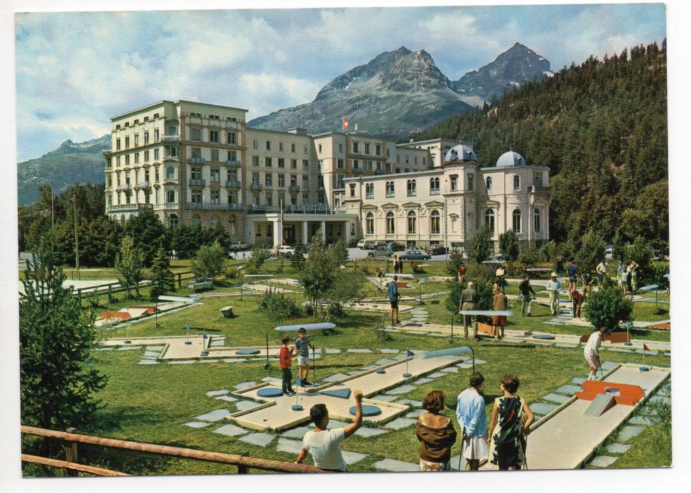 ST. MORITZ Hôtel Reine Victoria, Mini-Golf (Neu (gemäss Beschreibung ...