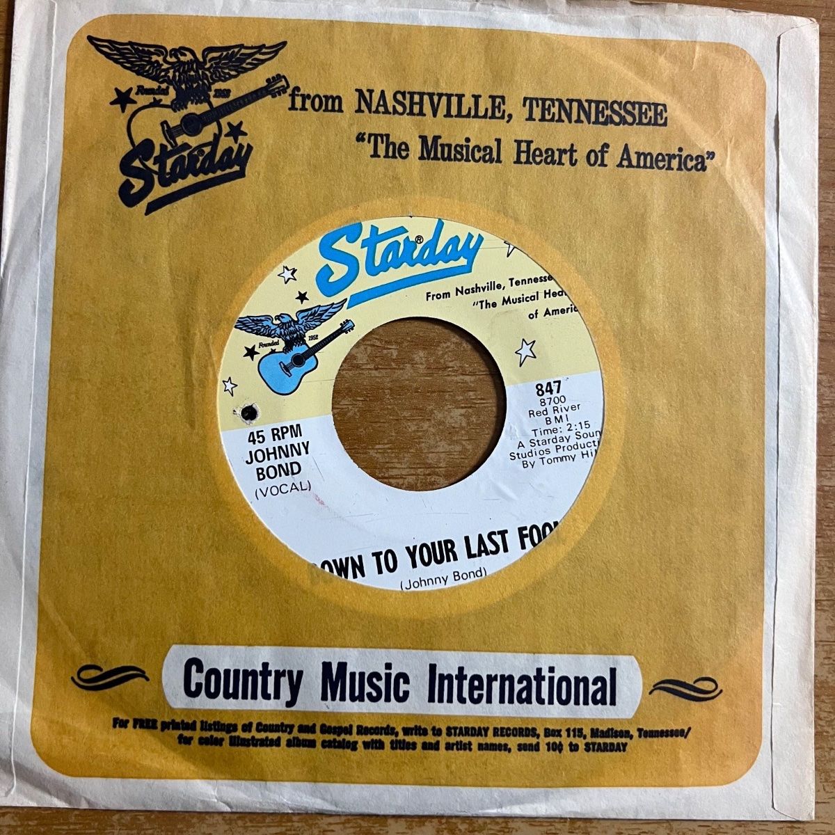 Johnny Bond - Invitation To The Blues / 1. US-Press. 1968 (Gebraucht ...