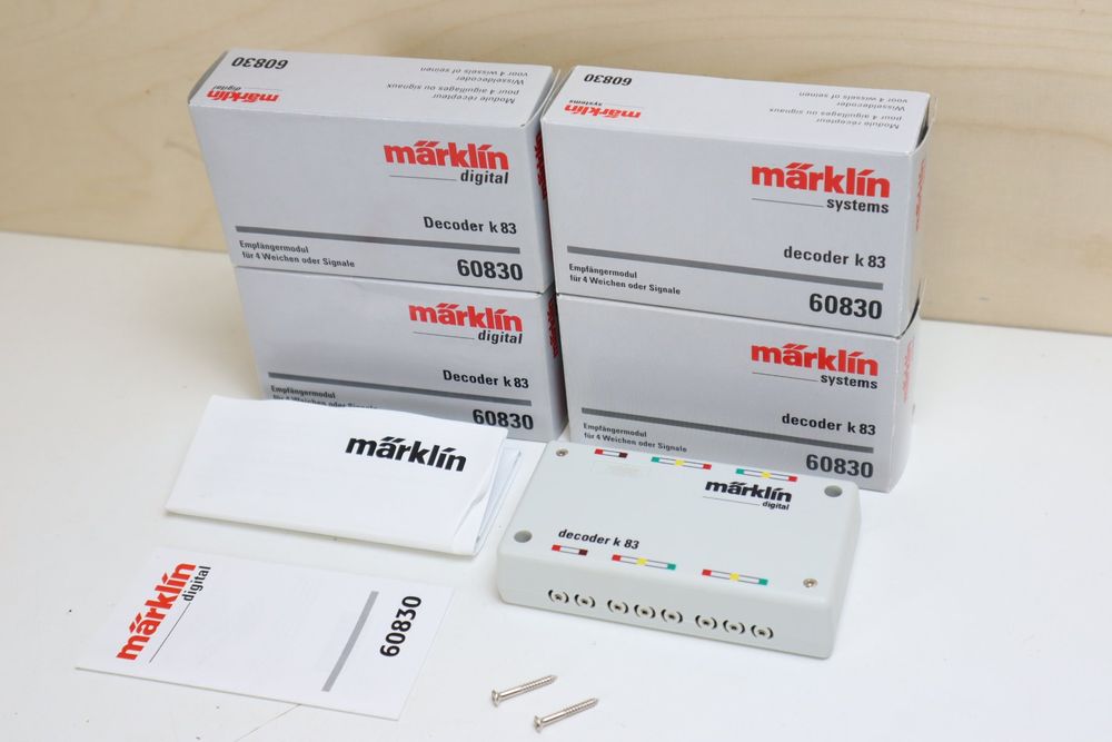 Märklin 4 x Decoder K83 Digital - 60830 - Neupreis: 400.- (Gebraucht ...