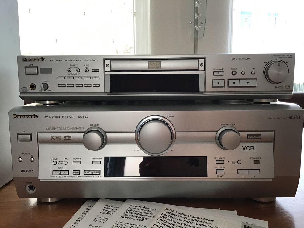 Panasonic Subwoofer, AV Control. Receiver, DVD/Video Player (Gebraucht ...